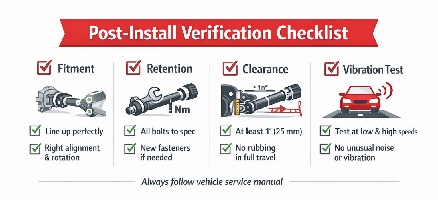 How to Replace a Drive Shaft: High-Level Steps, Safety & Verification
